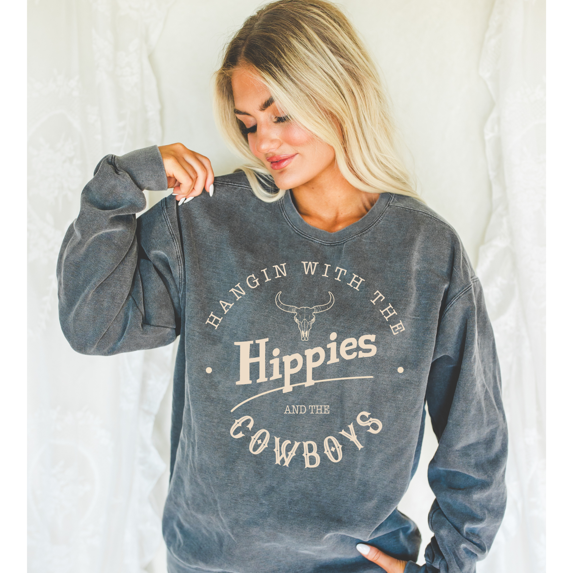 Hangin with the Hippies & The Cowboys DTF Transfer – Wild & Wanted DTF ...