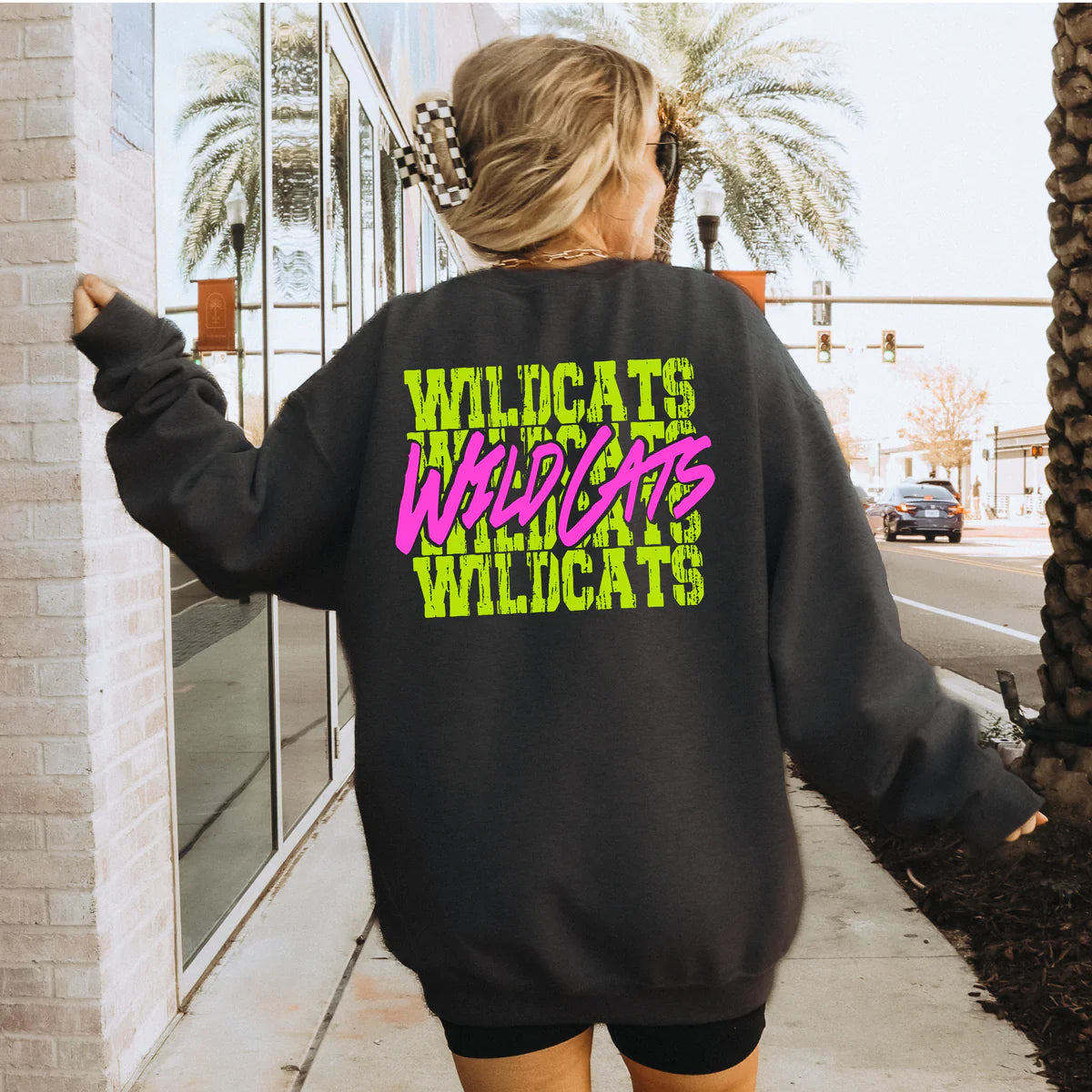 Neon Wildcats Mascot School Spirit DTF Transfer – Wild & Wanted DTF ...