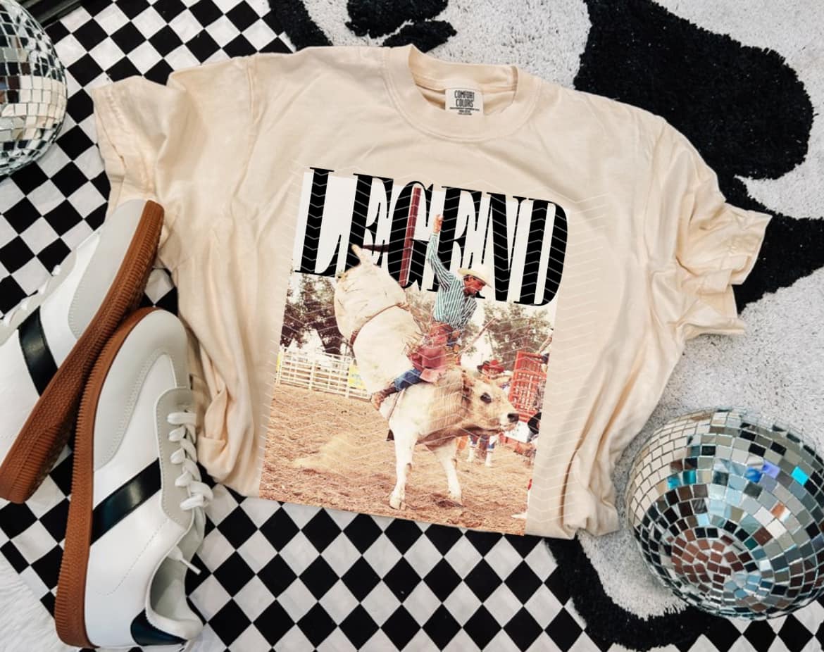 Legend Rodeo DTF Transfer – Wild & Wanted DTF, Badass, Western ...