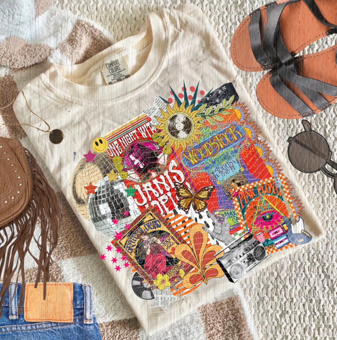 Janis Collage DTF Transfer – Wild & Wanted DTF, Badass, Western ...