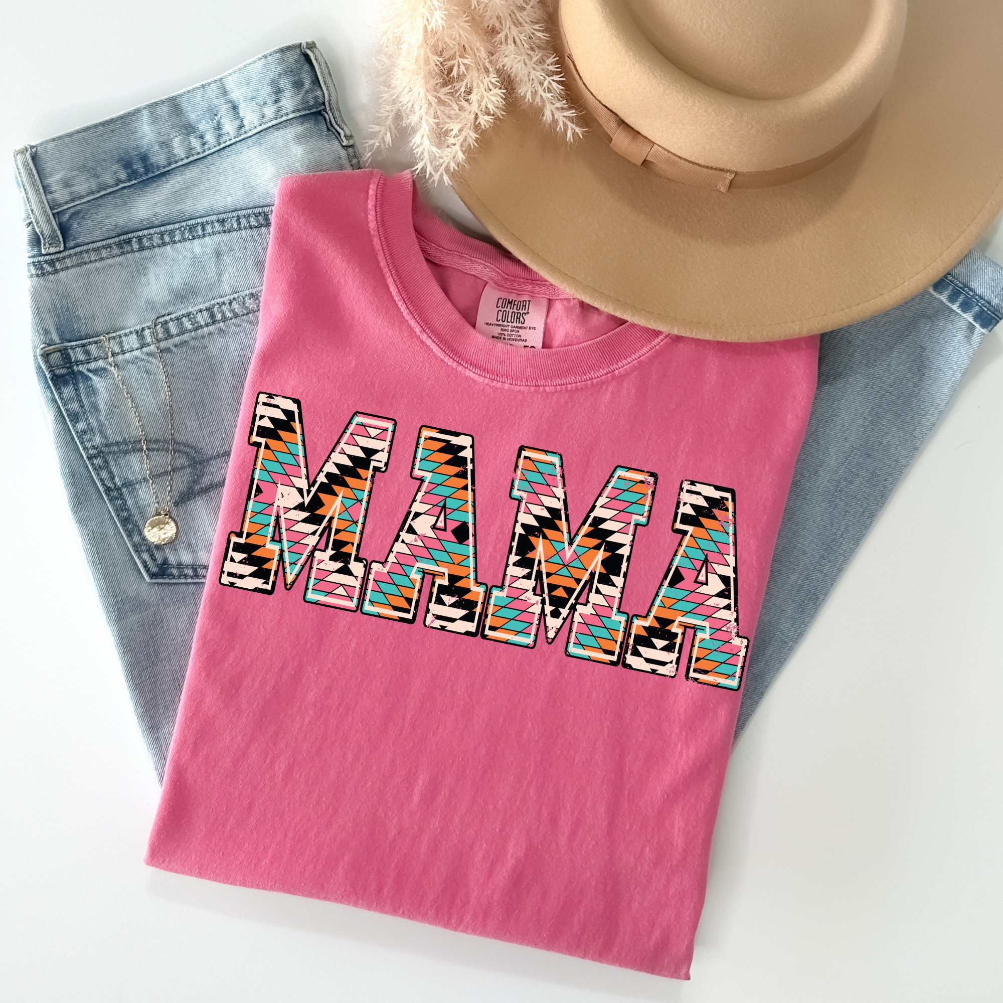 Aztec Pink Mama DTF Transfer – Wild & Wanted DTF, Badass, Western ...