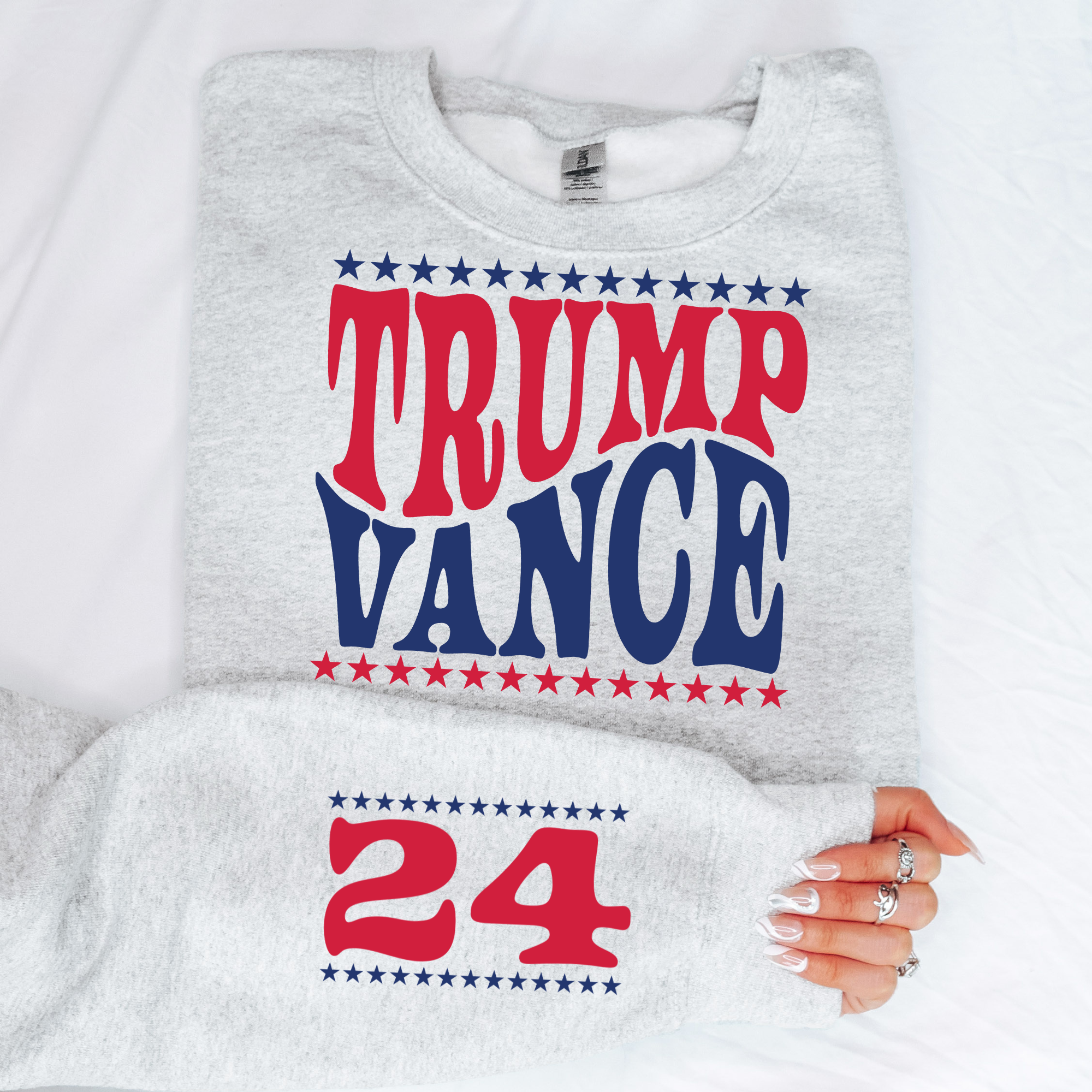 Trump Vance 2024 Wavy Font DTF Transfer – Wild & Wanted DTF, Badass ...