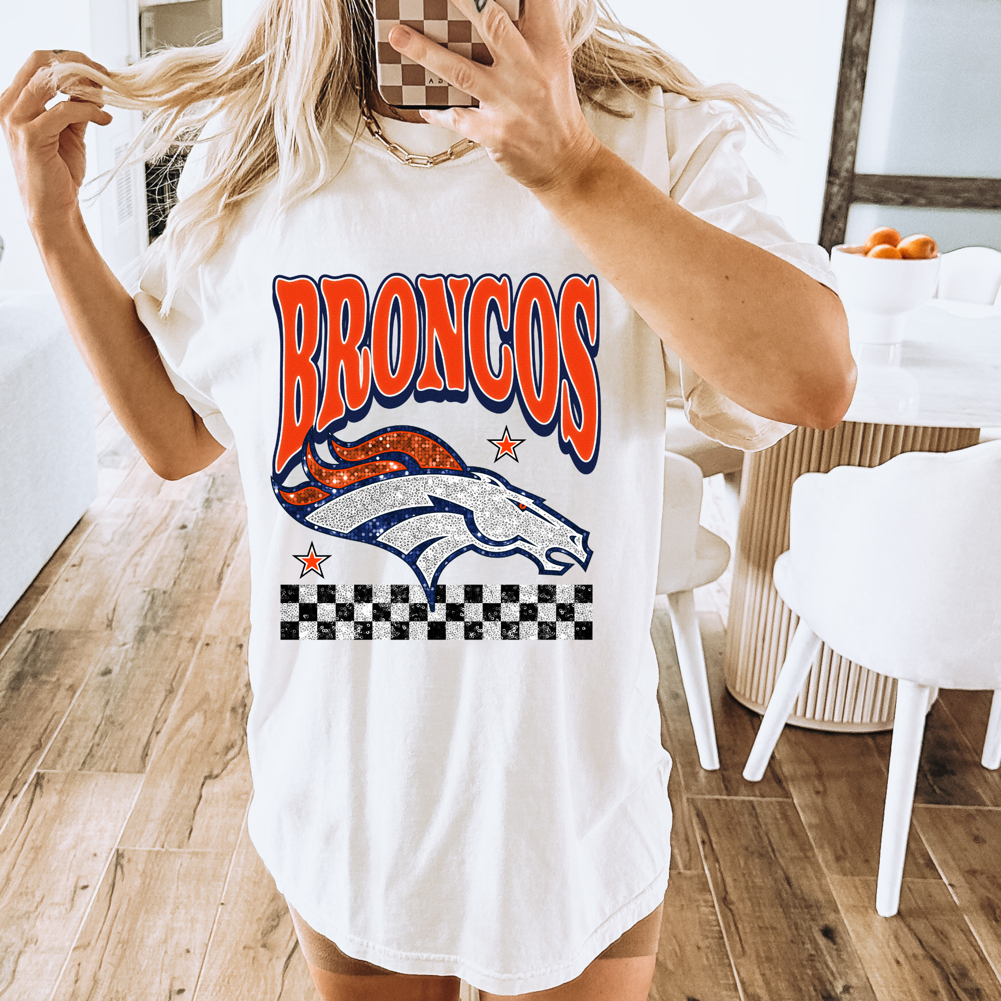Glitter Broncos DTF Transfer – Wild & Wanted DTF, Badass, Western ...
