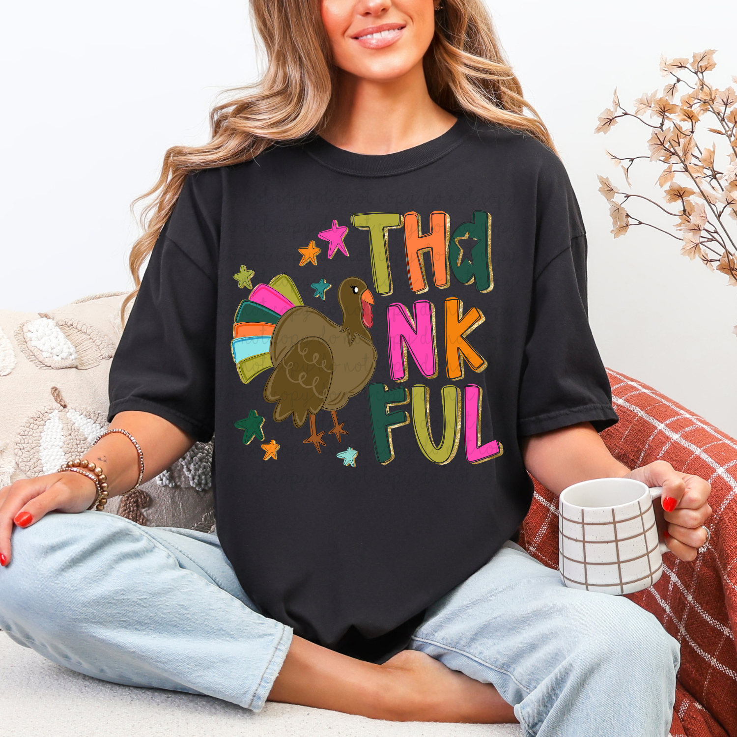 Thankful Turkey DTF Transfer – Wild & Wanted DTF, Badass, Western ...